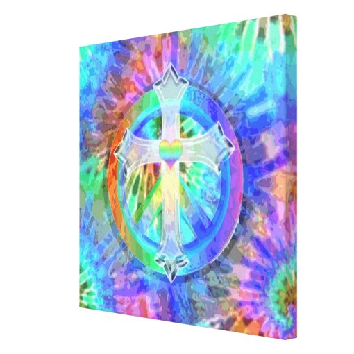 Cross and Peace Sign | Zazzle