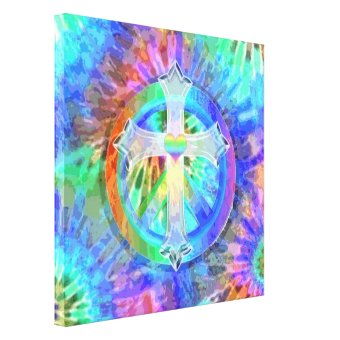 Cross and Peace Sign | Zazzle