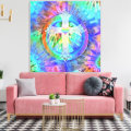 Cross and Peace Sign | Zazzle