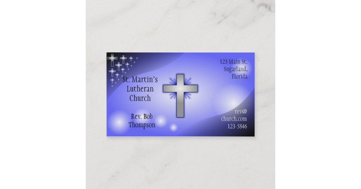 Cross Business Cards | Zazzle