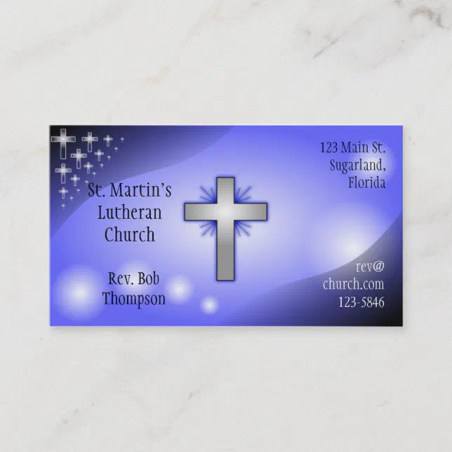 Cross Business Cards | Zazzle