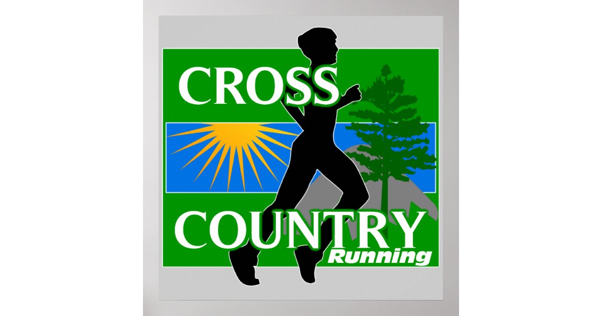 Cross Contry Running Poster | Zazzle