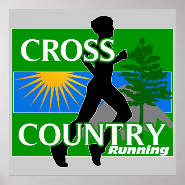 Cross Contry Running Poster | Zazzle
