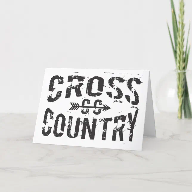 Cross Country Card | Zazzle
