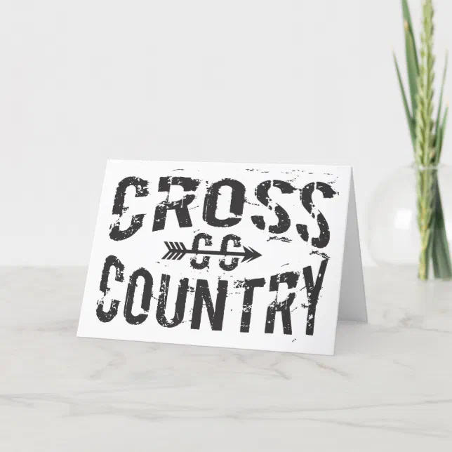 Cross Country Card | Zazzle