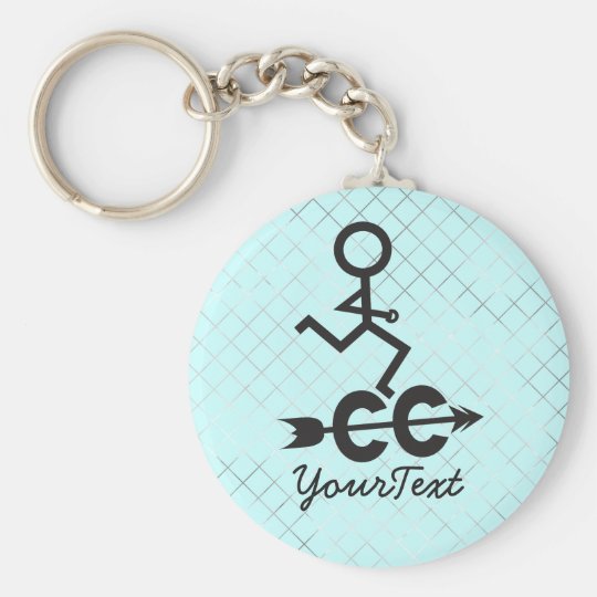 Cross Country - CC Running Keychain | Zazzle.com