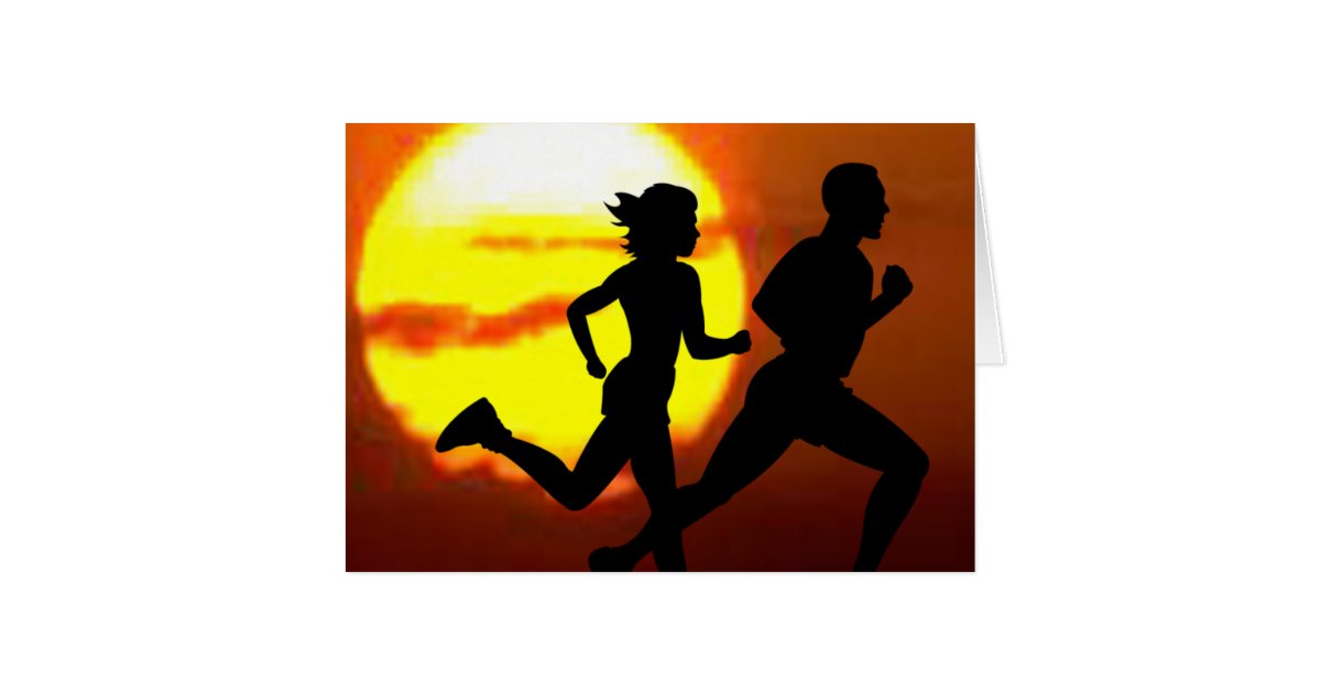 CROSS COUNTRY - GOTTA RUN - STAMP - SUNSET | Zazzle