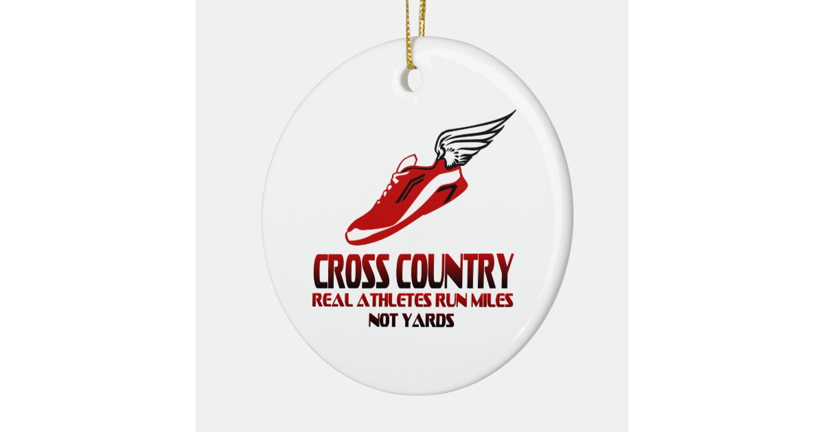 Cross Country Ornament | Zazzle