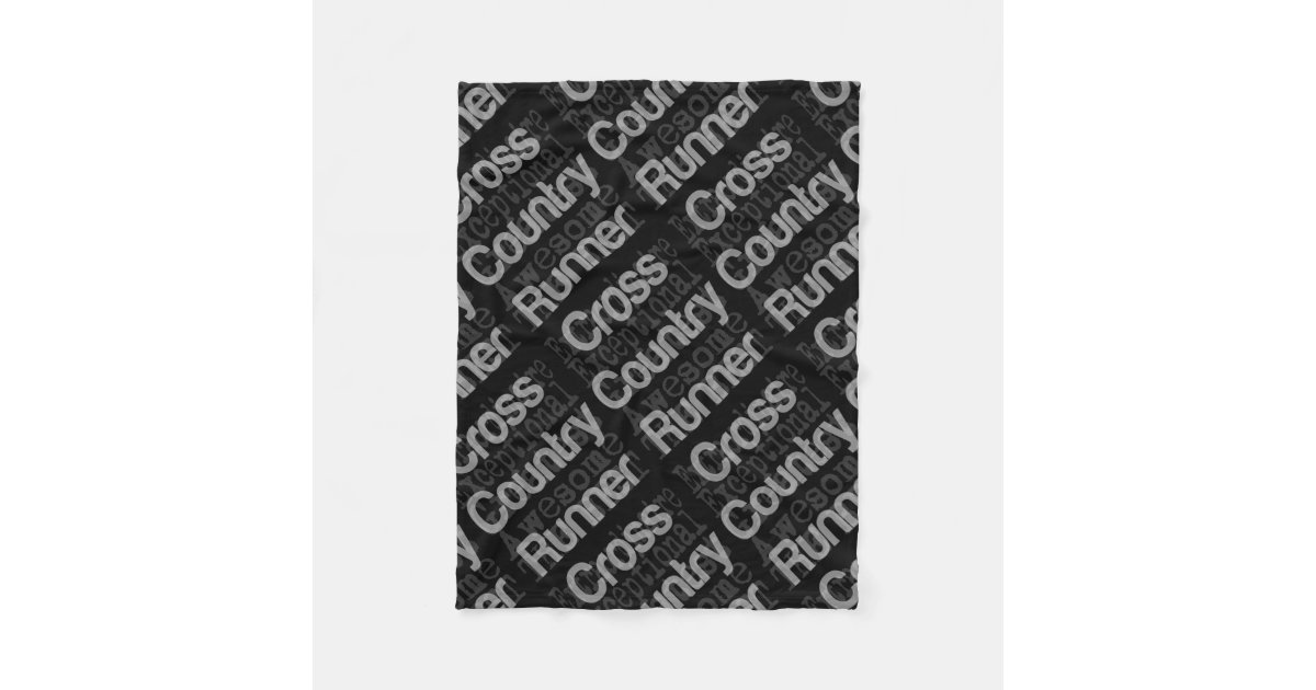 Cross Country Runner Extraordinaire Fleece Blanket | Zazzle