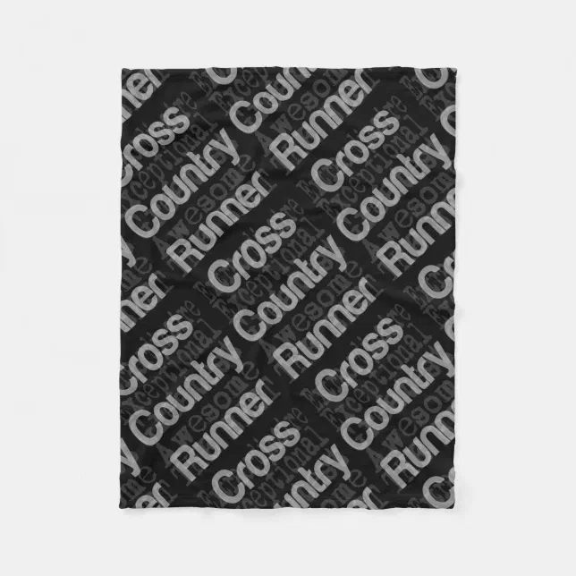 Cross Country Runner Extraordinaire Fleece Blanket | Zazzle