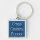 Cross Country Running Keychain | Zazzle.com
