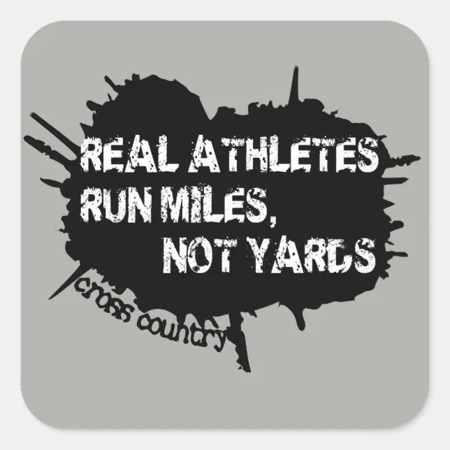 Cross Country Runner Stickers | Zazzle