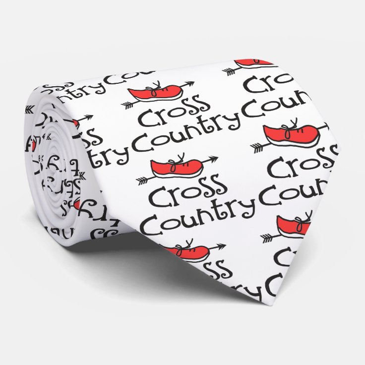 Cross Country Runner Ties - Cute CC © Symbol Shoe | Zazzle