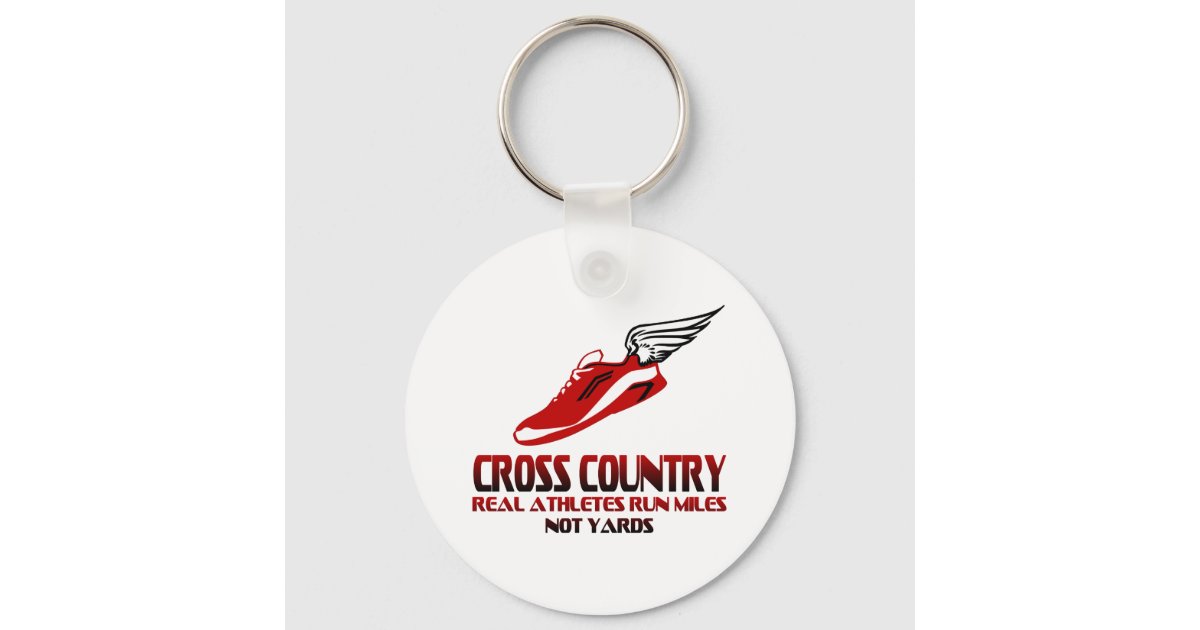 Cross Country Running Keychain | Zazzle