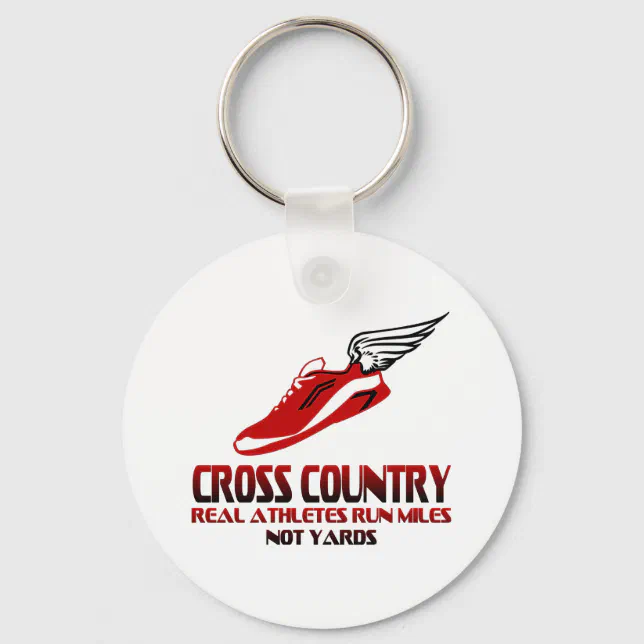 Cross Country Running Keychain | Zazzle