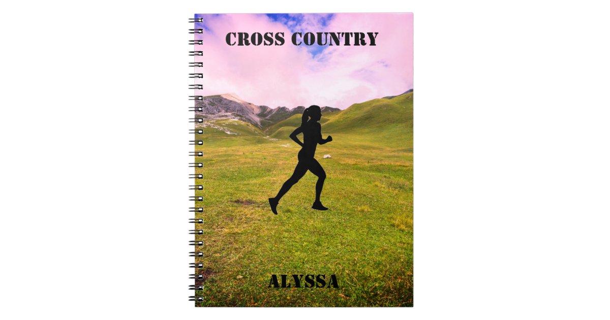 Cross Country Running Notebook | Zazzle