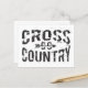 cross country running Postcard | Zazzle