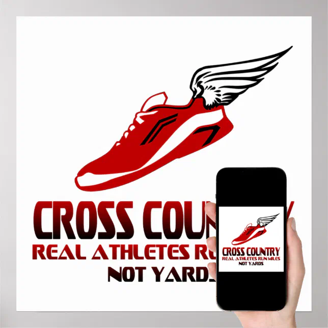 Cross Country Running Poster | Zazzle