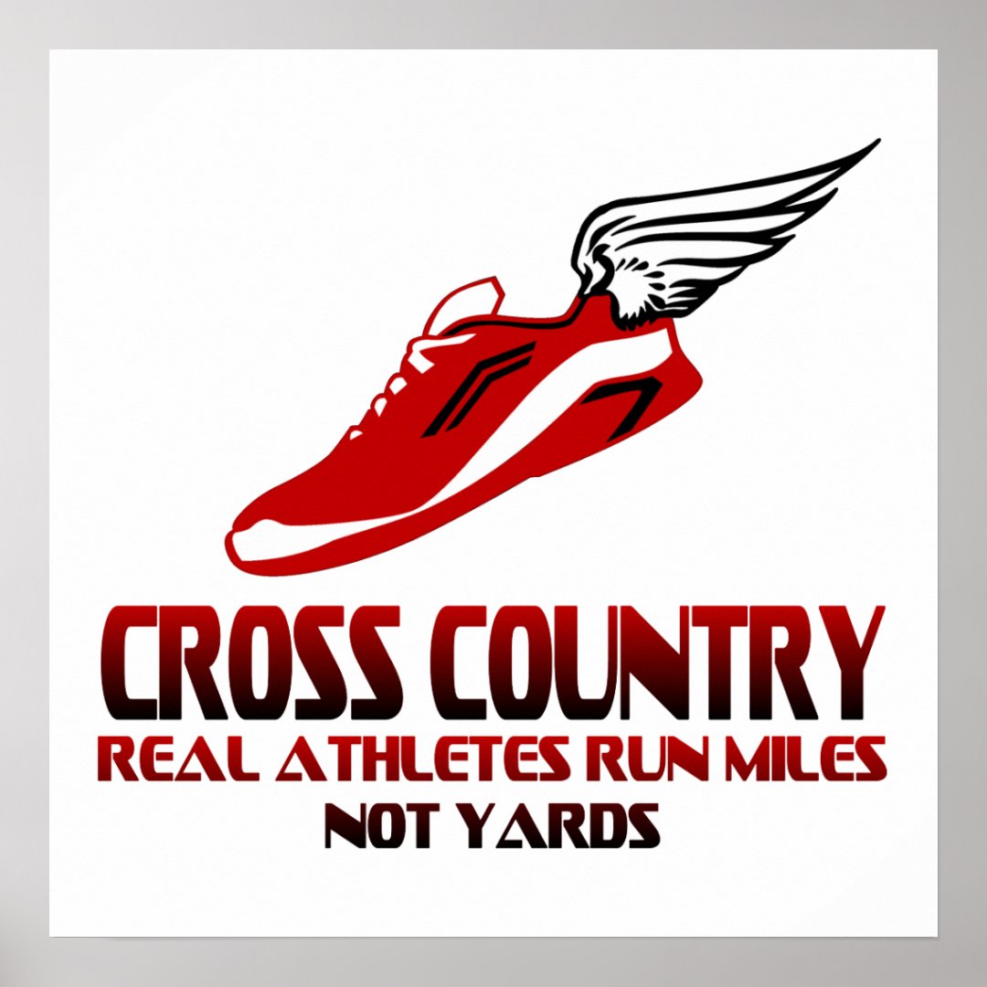 Cross Country Running Poster | Zazzle
