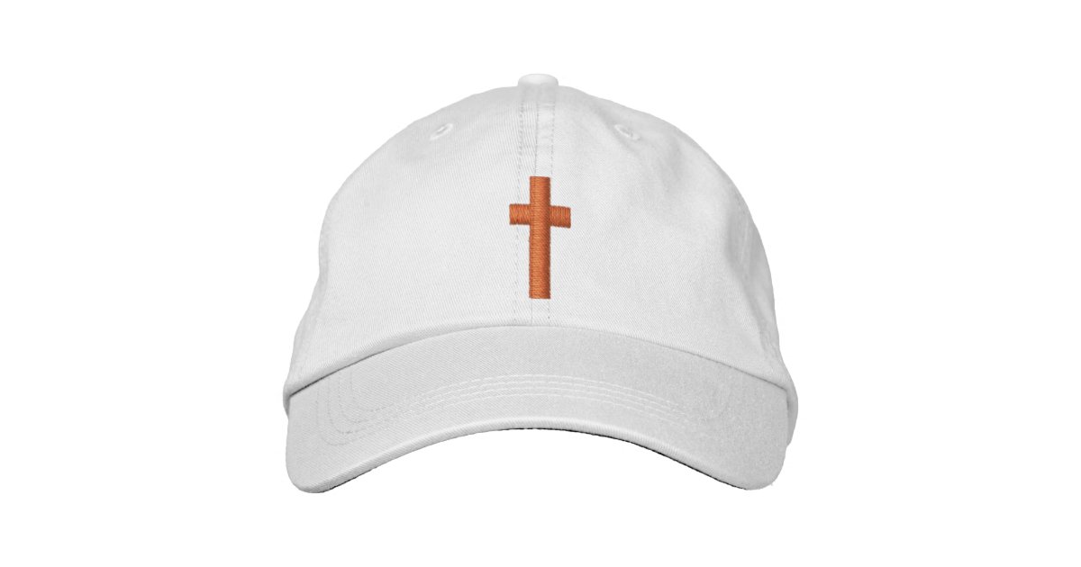 Cross Embroidered Baseball Cap | Zazzle