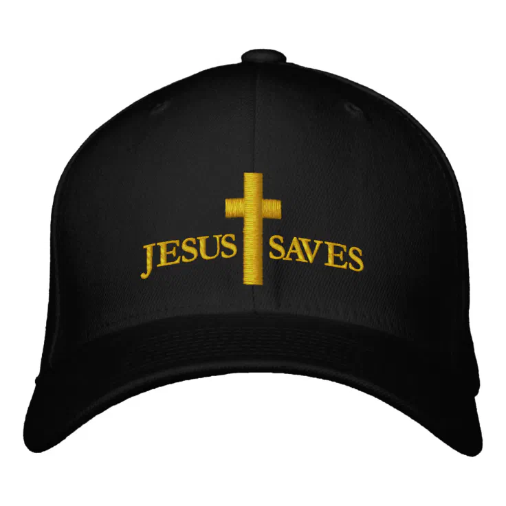 cross embroidered baseball cap | Zazzle