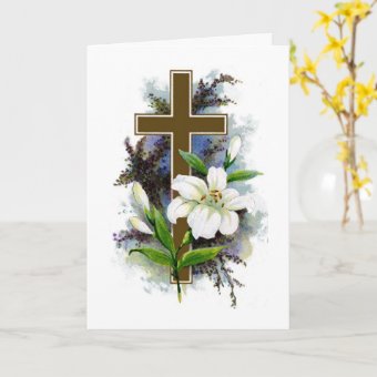 Cross Greeting card | Zazzle