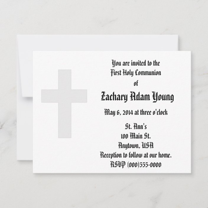 "Cross" Invitations | Zazzle.com