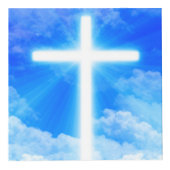 Cross of Light Jesus Christ Customizable Christian Cube | Zazzle