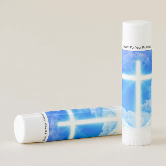 Cross of Light Jesus Christ Customizable Christian Lip Balm | Zazzle