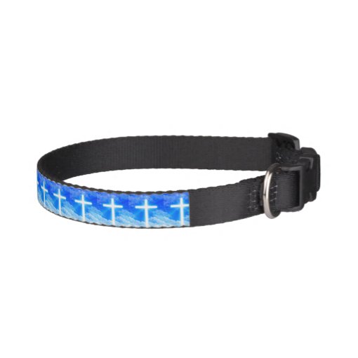 Cross of Light Jesus Christ Customizable Christian Pet Collar | Zazzle