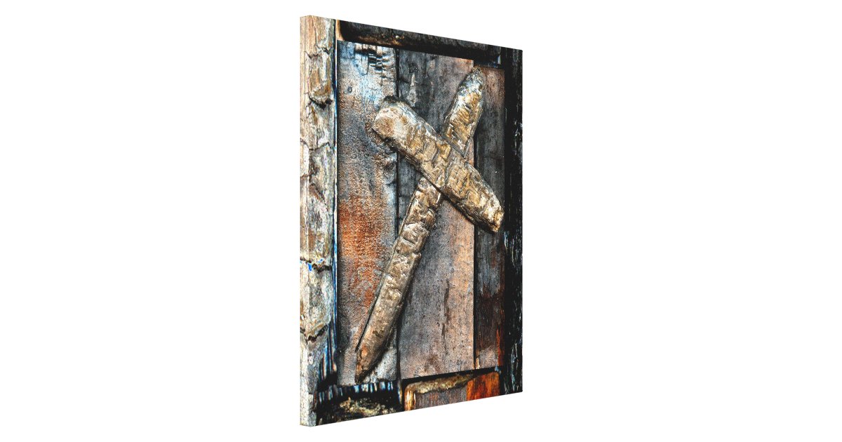 Cross of Strength Canvas Print | Zazzle