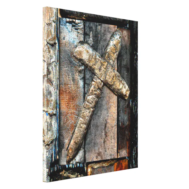 Cross of Strength Canvas Print | Zazzle