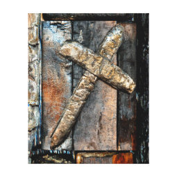 Cross of Strength Canvas Print | Zazzle