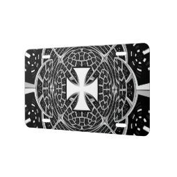 Cross pattée license plate | Zazzle