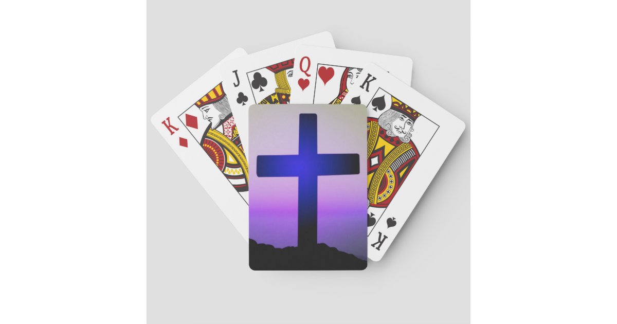Cross Playing Cards Religious | Zazzle
