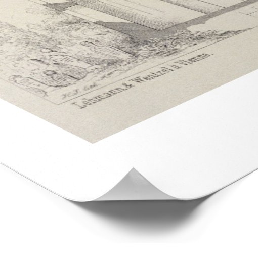 Cross section and architectural details of Kutciuk Poster | Zazzle