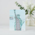 Cross section illustration of Statue of Liberty Postcard | Zazzle