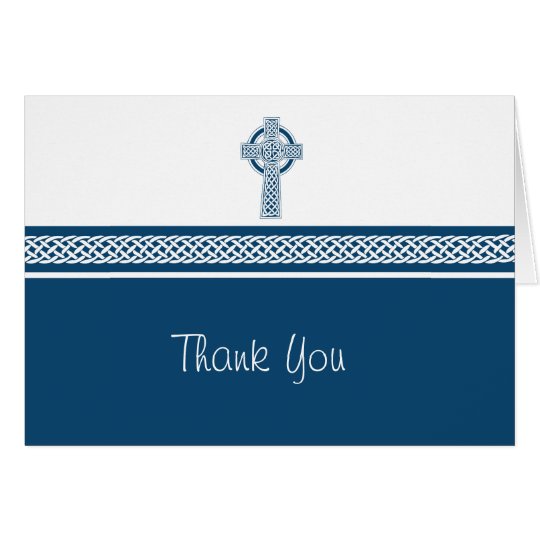 Cross Thank You Note Card | Zazzle.com