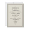 Cross Watermark Religious Invitation | Zazzle