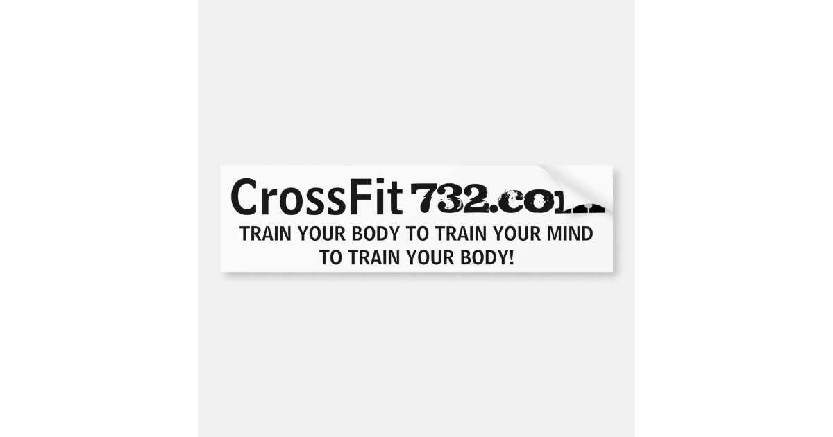 CrossFit 732 Bumper Sticker | Zazzle