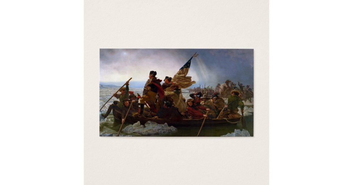 Crossing Delaware 1776: General George Washington | Zazzle