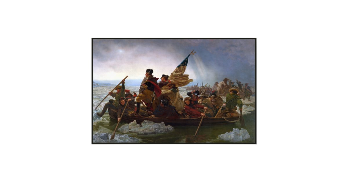 Crossing Delaware 1776: General George Washington Photo Print | Zazzle