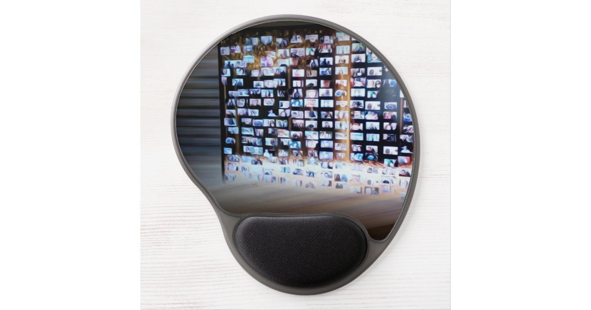 Crossing online borders gel mouse pad | Zazzle