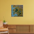 Crossroads Region Gazetteer Map Poster | Zazzle
