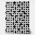 Crossword Puzzle Novelty Fun Whimsical Pattern Wallpaper | Zazzle