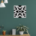 Crossword Puzzle Poster | Zazzle