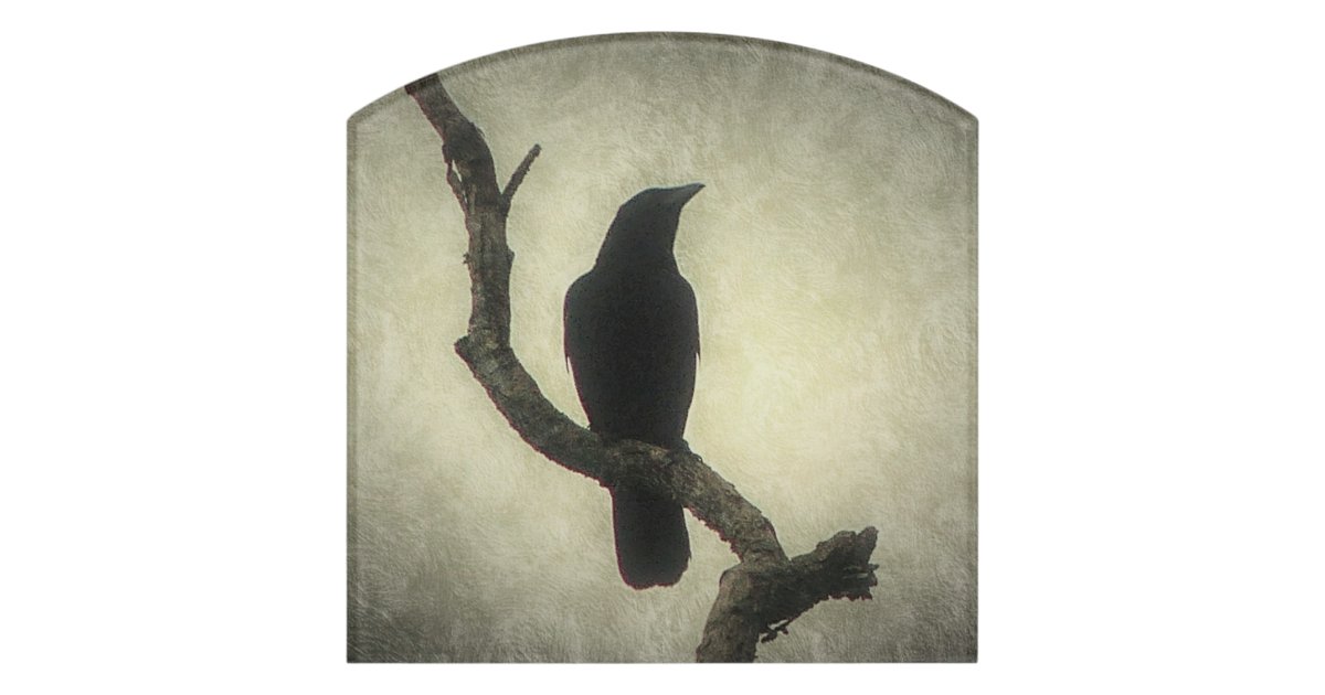Crow Door Sign | Zazzle