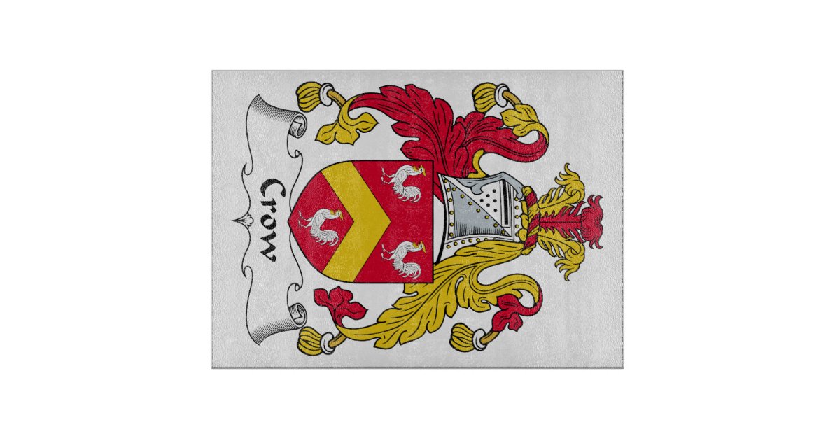Crow Family Crest Cutting Board | Zazzle