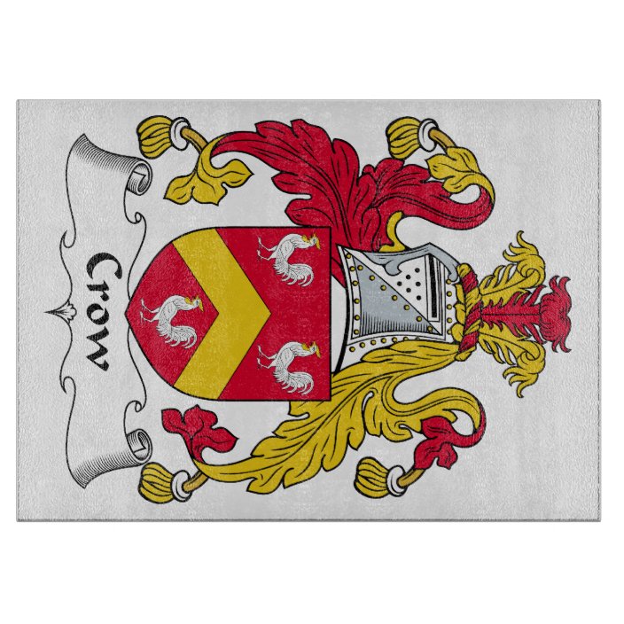 Crow Family Crest Cutting Board | Zazzle.com