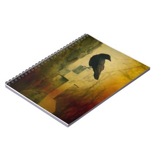 Crow On Cross Notebook Zazzle